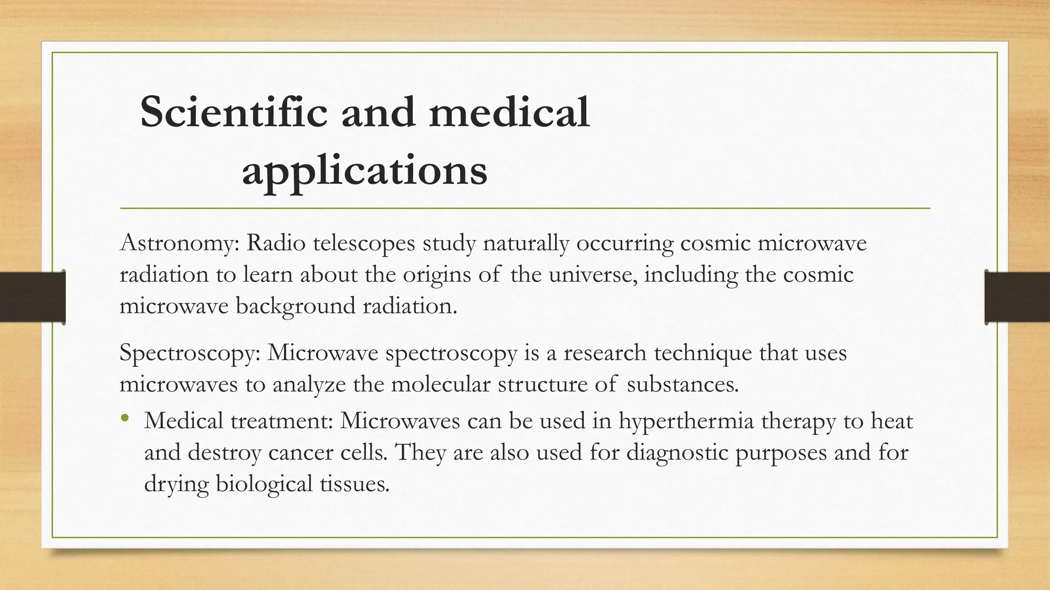 Microwave and their application,and their effects | PPTX
