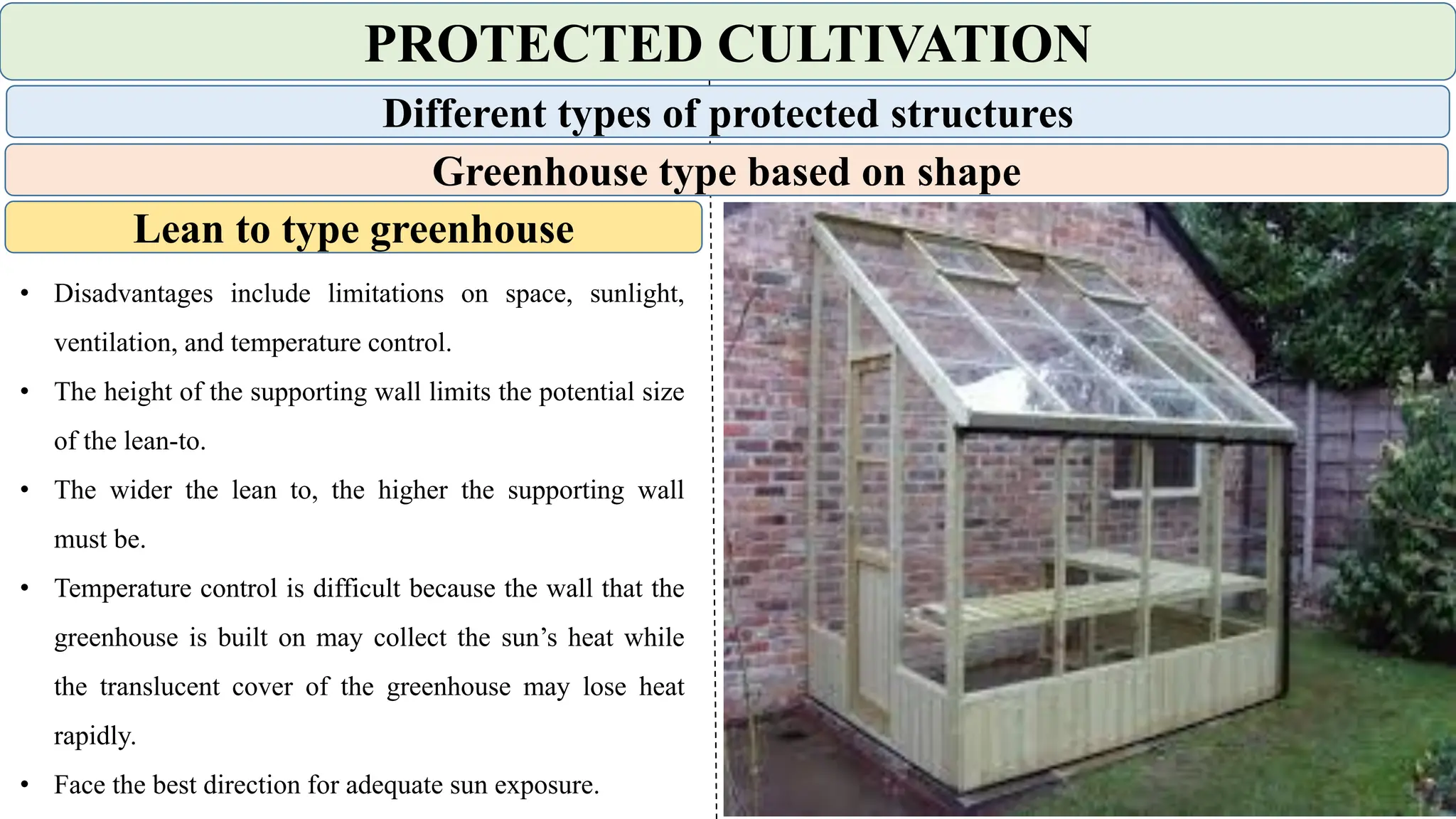 Presentation On Protected cultivation and secondary agriculture | PDF