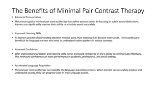 Presentation for students having speech therpary course | PPTX
