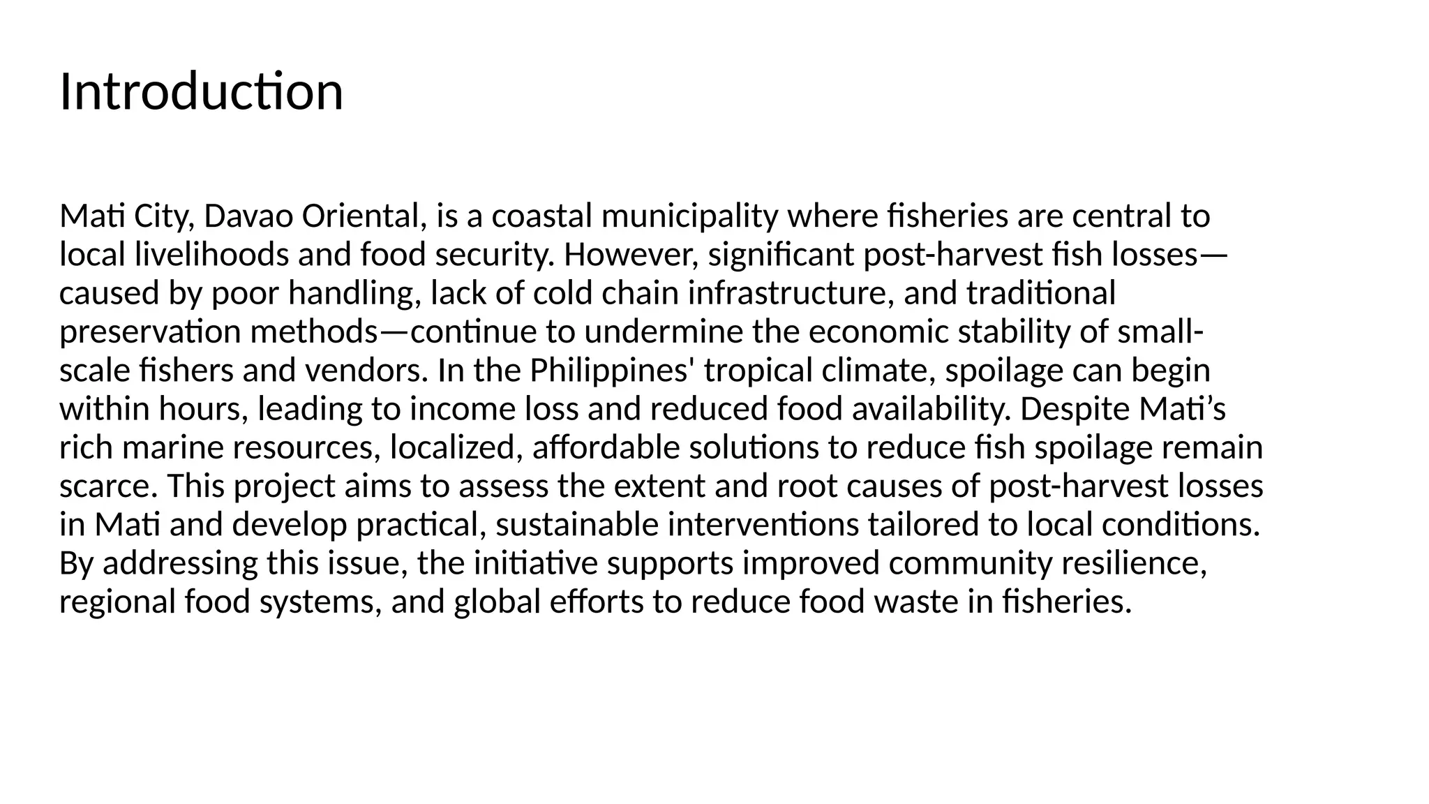 Presentation1.pptx a localized strategy for minimizing post-harvest ...