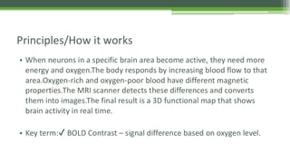 Functional MRI / Basic Knowledge about MRI basically Functional MRI | PDF