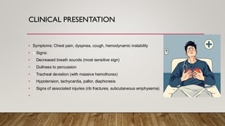 Presentation hemothorax.pptx.. surgery topic | PDF