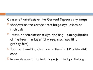 Topography and tomography in ophthalmology | PPTX