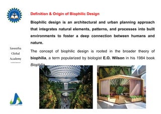BIOPHILIC DESIGN IN BUILT ENVIRONMNET - I | PDF