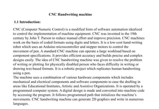 Innovative CNC Handwriting Machine Using Arduino for Precision Writing ...