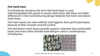 Comprehensive Overview of Orthodontic Bracket Base Evolution and ...