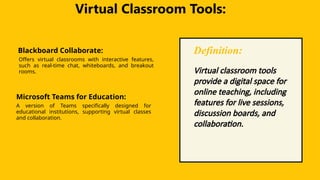 Enhancing Education with Online Teaching Tools: Strategies and Benefits ...