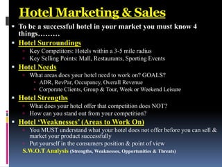 Hotel Marketing & Sales | PPTX