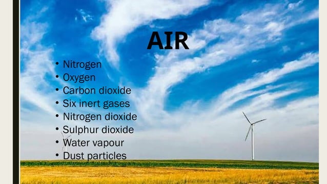 Presentation1-air, water and soil....class 6 | PPTX