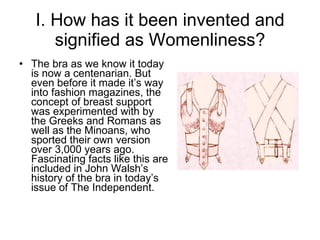 Presentation1 Bra Burning | PPT | Women\'s Intimates and Sleepwear ...