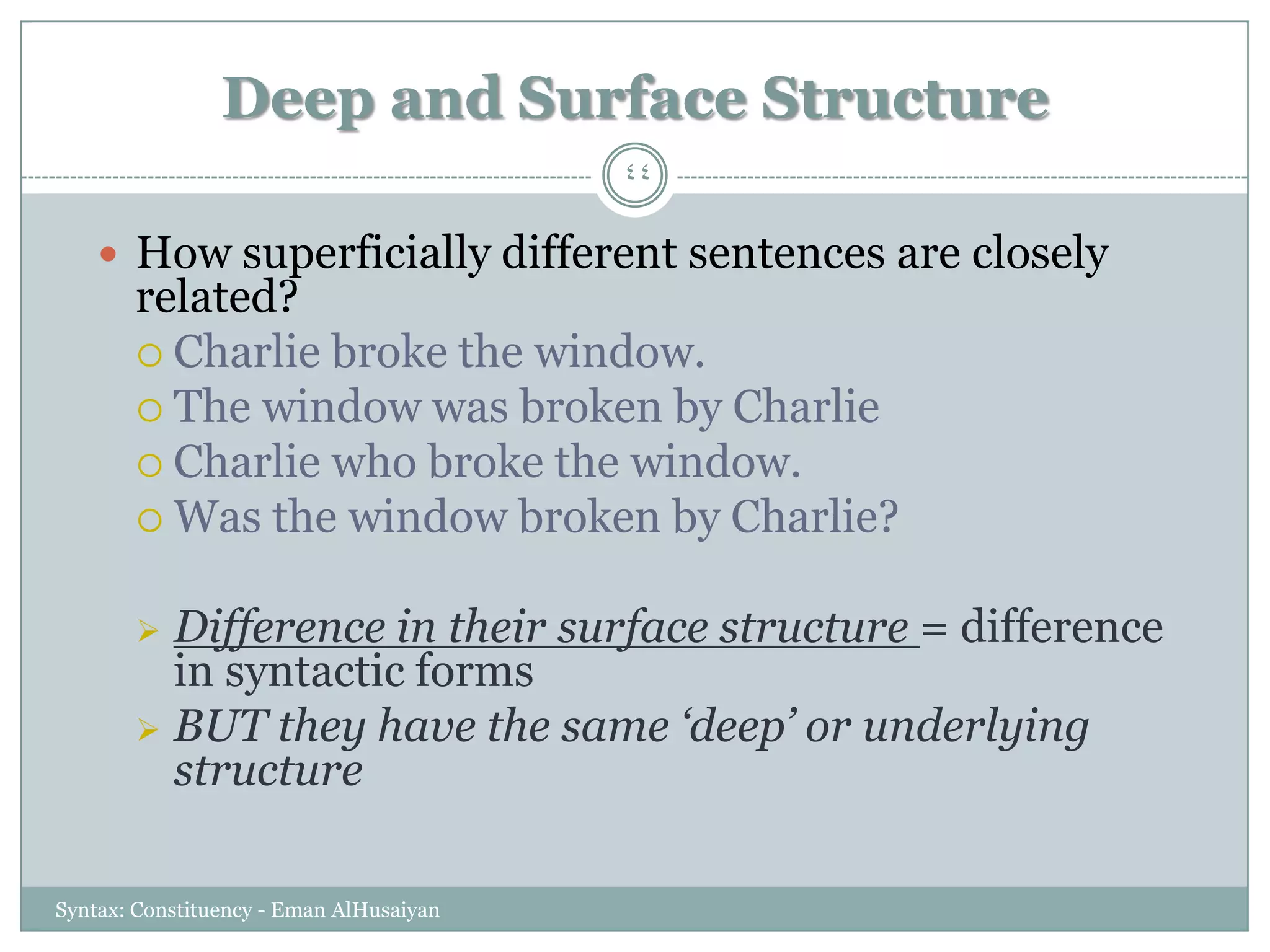 Constituency, Trees and Rules | PDF | Programming Languages | Computing