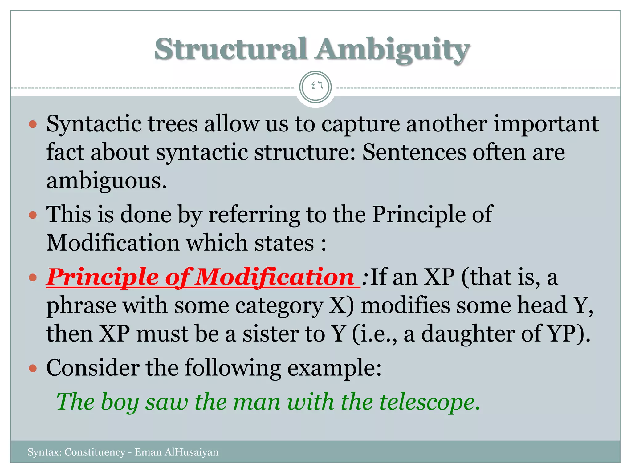 Constituency, Trees and Rules | PDF | Programming Languages | Computing