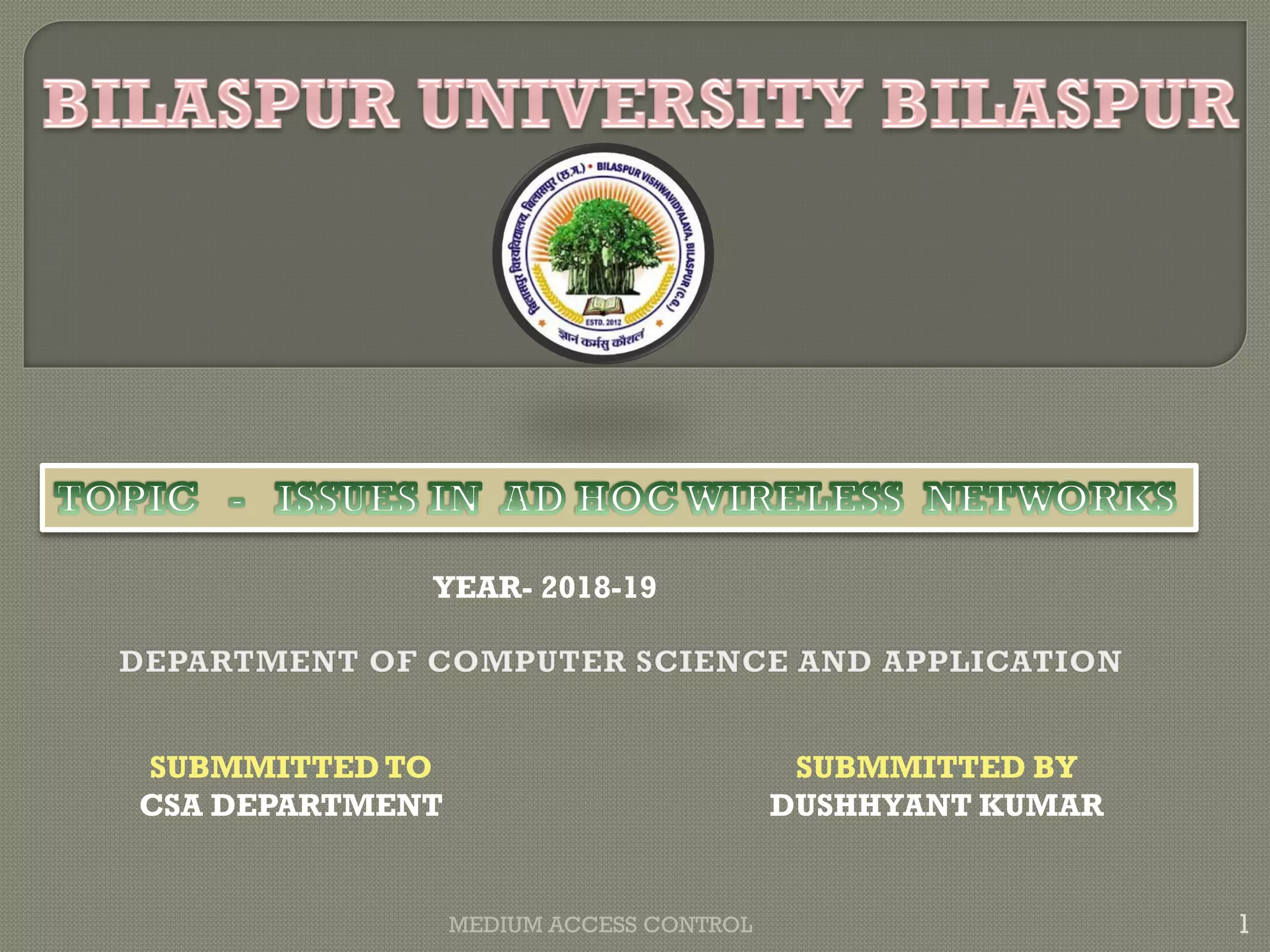 Design Issues In Adhoc Wireless MAC Protocol | PDF | Computer Networking | Computing