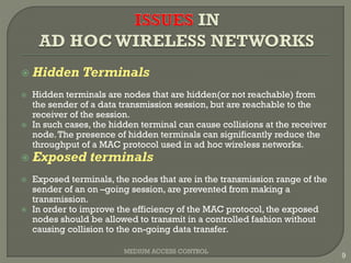 Design Issues In Adhoc Wireless MAC Protocol | PDF | Computer ...