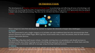 IOT DATA AND BIG DATA | PPTX