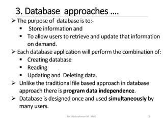 Chapter 01 Fundamental of Database Management System (DBMS) | PDF