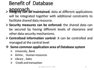 Chapter 01 Fundamental of Database Management System (DBMS) | PDF