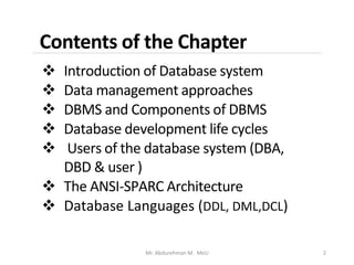 Chapter 01 Fundamental of Database Management System (DBMS) | PDF