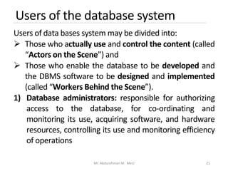 Chapter 01 Fundamental of Database Management System (DBMS) | PDF