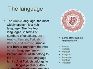 human geographic in the Middle East | PPT