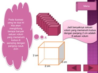 Volume Kubus | PPTX