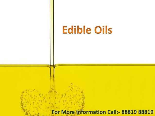 Edible Oil | PPTX