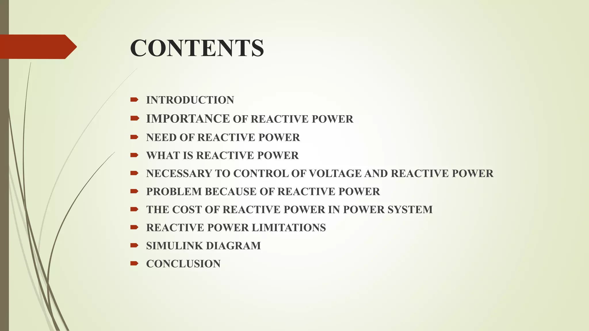 Importance of reactive power in determining the cost of power system in ...