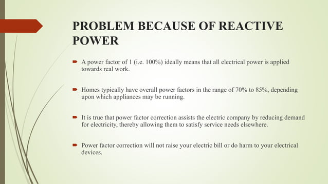 Importance of reactive power in determining the cost of power system in ...