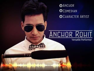 Anchor Comedian Character Artist Rohit Thakur | PPTX | Awards Shows | Events