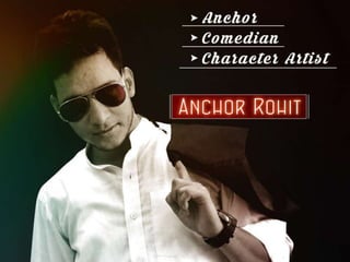 Anchor Comedian Character Artist Rohit Thakur | PPTX | Awards Shows | Events
