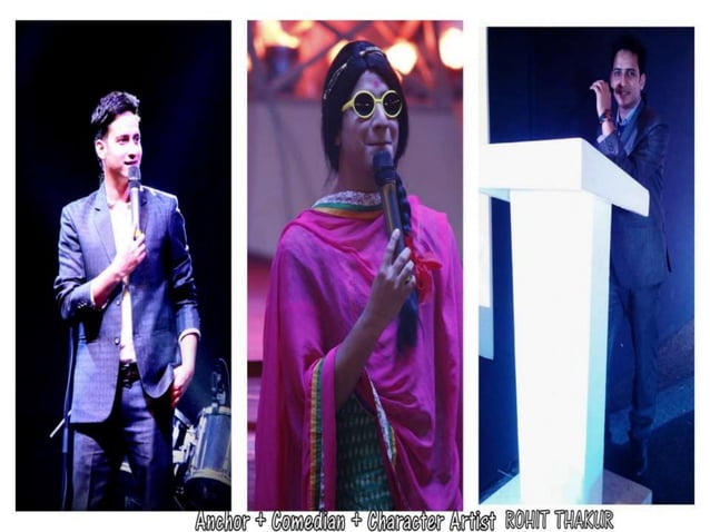 Anchor Comedian Character Artist Rohit Thakur | PPTX