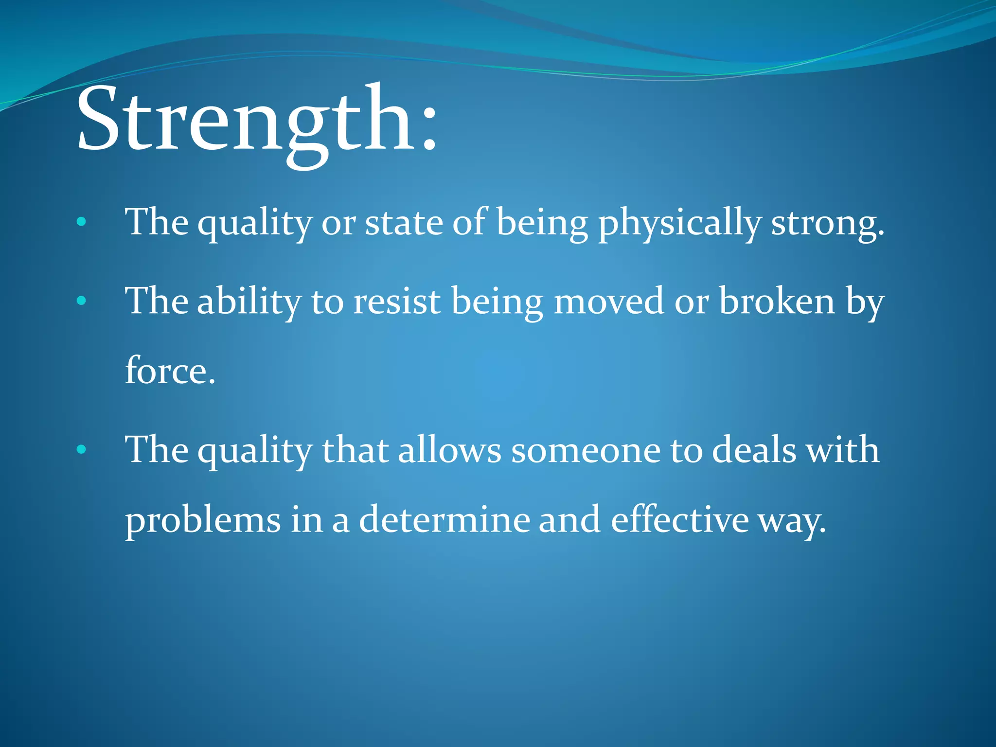 How to Convert Weakness Into Strength | PDF