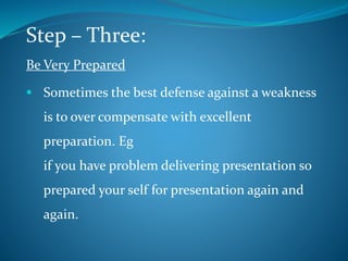 How to Convert Weakness Into Strength | PDF