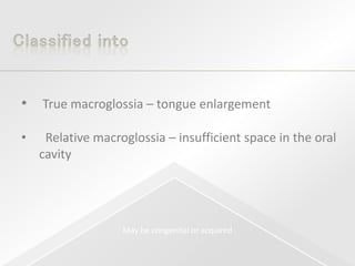 Developmental Disorders of The Tongue | PPTX