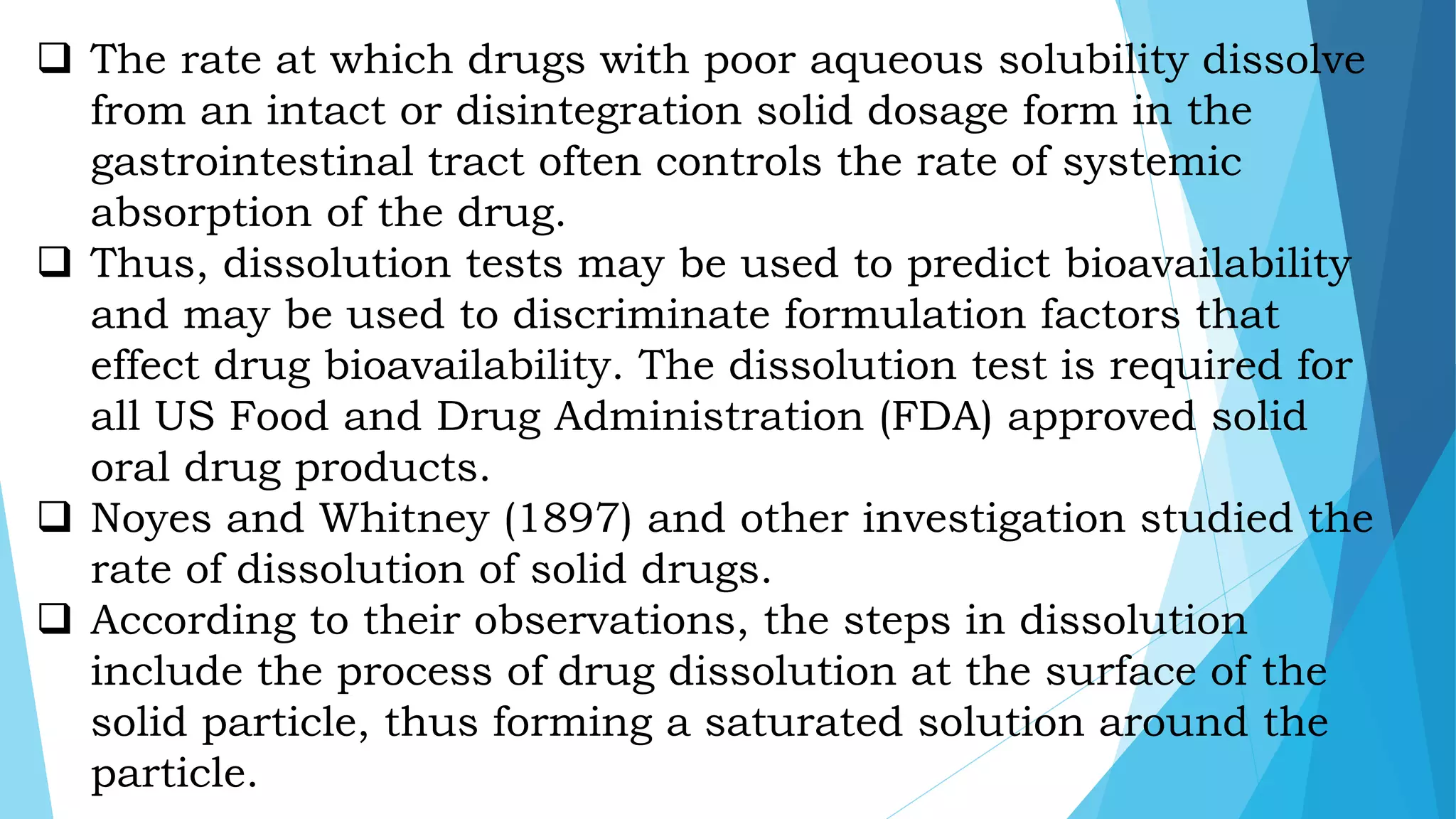 Rate limiting steps in drug absorption | PPTX