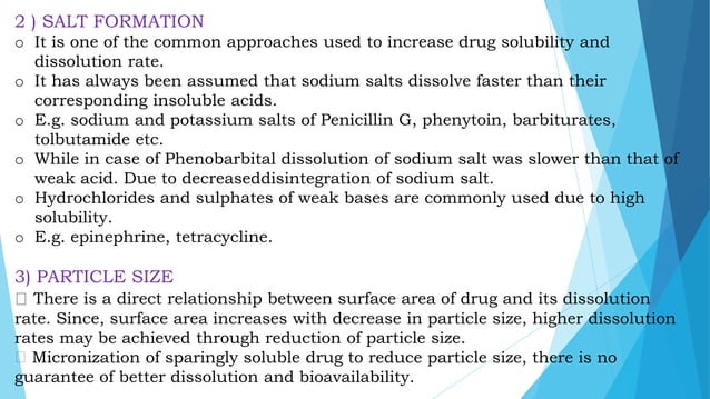 Rate limiting steps in drug absorption | PPTX