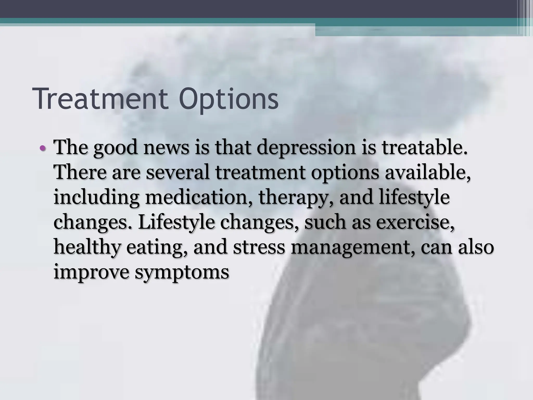 Depression ppt for presentation topic here | PPTX