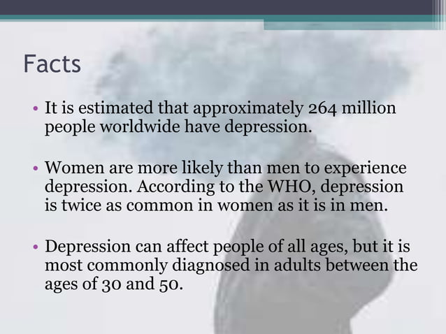 Depression ppt for presentation topic here | PPTX | Mental Health ...