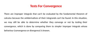 Comprehensive Guide to Convergence Tests for Infinite Series and ...