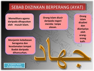 Dua Sebab Islam Membenarkan Berjihad