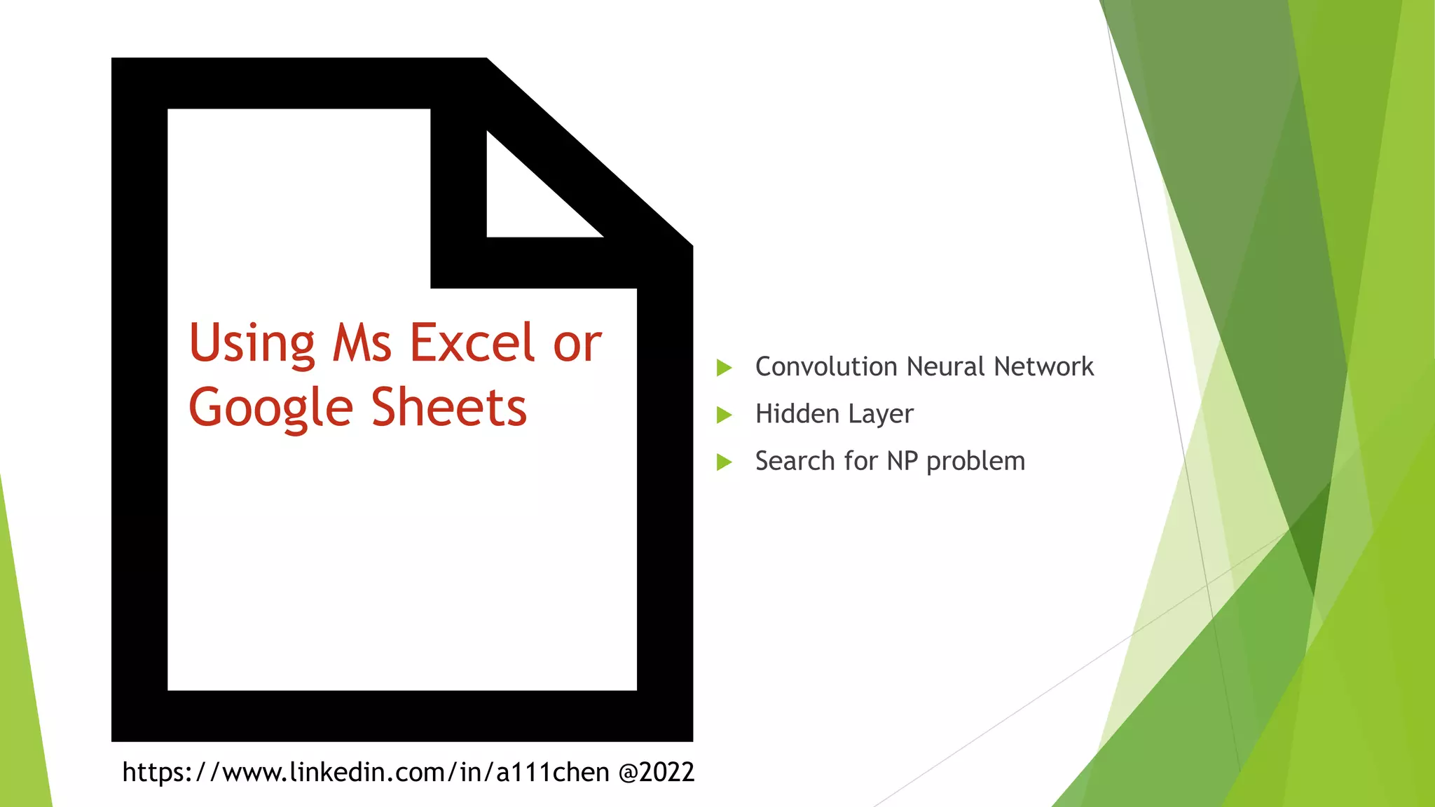 Using Ms Excel Google Sheets.pptx
