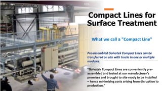 Galvatek Compact Lines for Surface Treatment | PPT