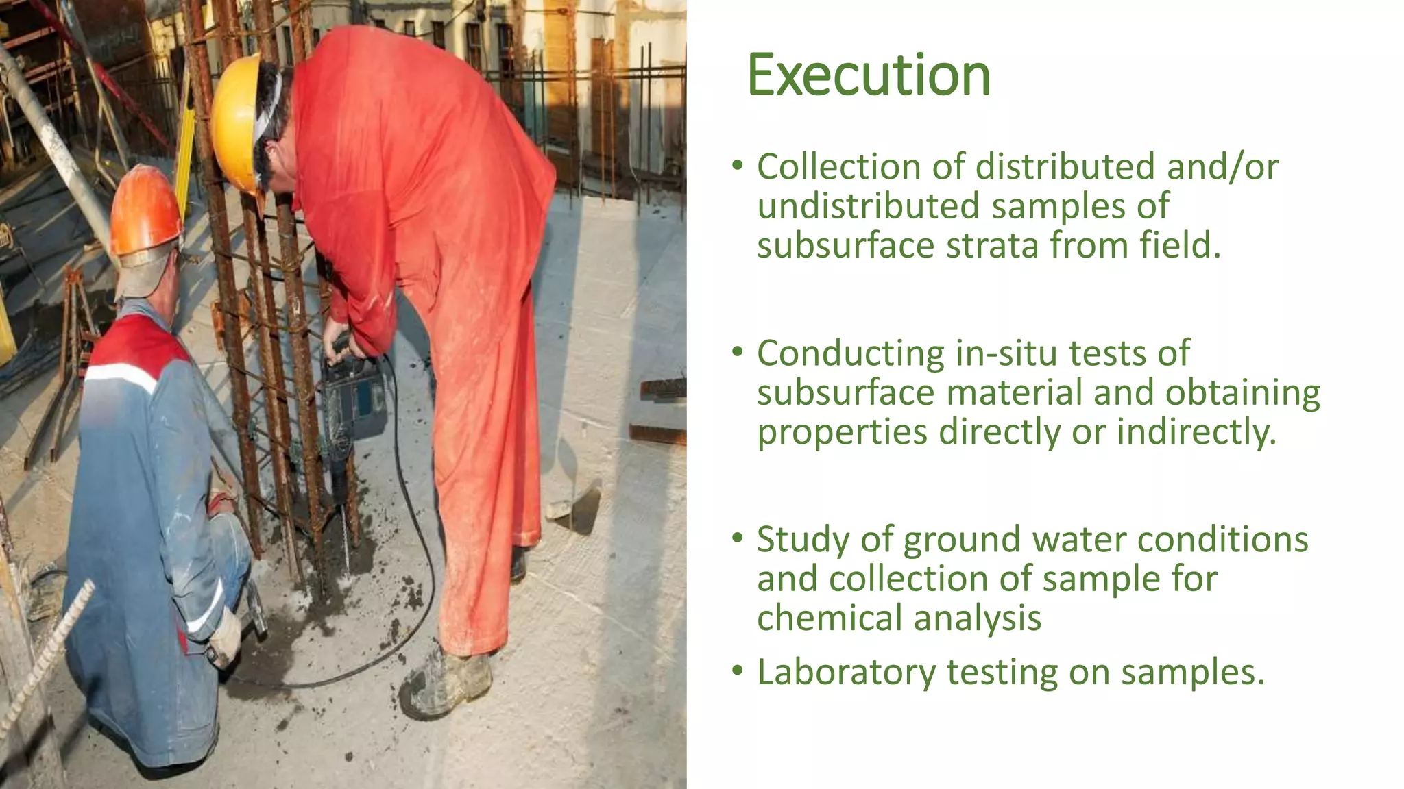 Site subsurface Investigation | PPTX