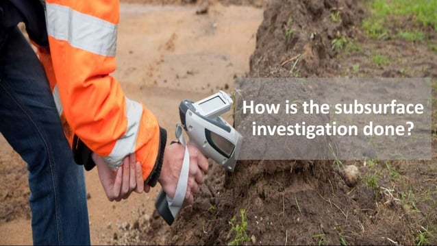 Site subsurface Investigation | PPTX
