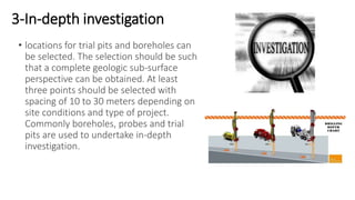 Site subsurface Investigation | PPTX