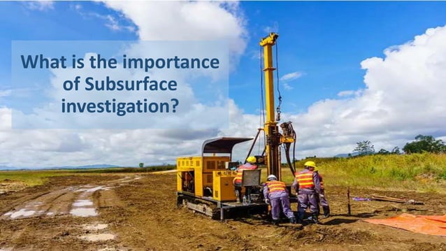 Site subsurface Investigation | PPTX