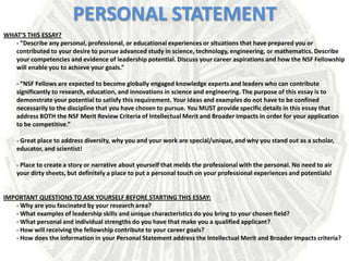 NSF Presentation 1 introduction | PPT