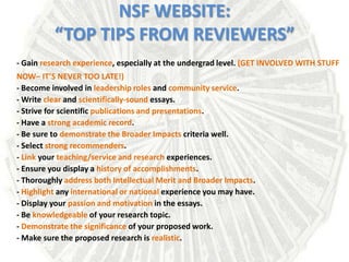 NSF Presentation 1 introduction | PPT