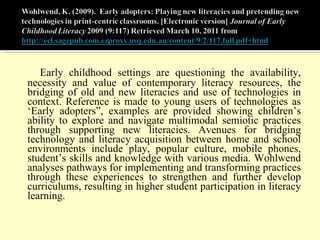 Presentation1 literacies | PPT
