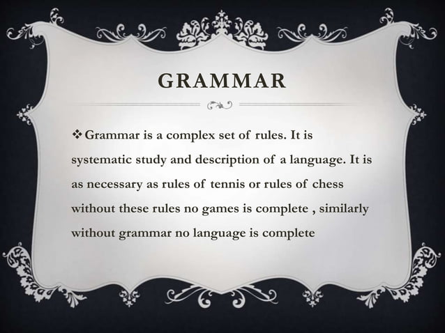 grammar and style | PPT